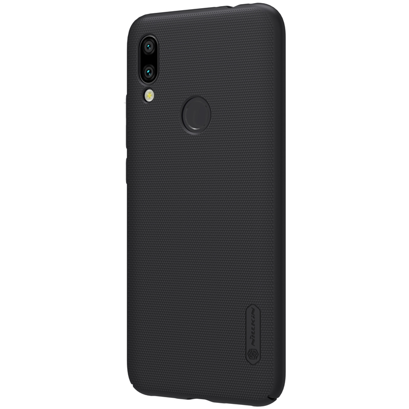 Redmi Note 7 Cover Black Frosted Shield Hard Back by Nillkin