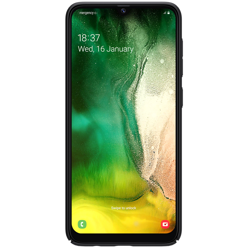 Galaxy A30 Cover Black Frosted Shield Hard Back by Nillkin