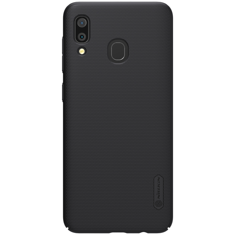 Galaxy A30 Cover Black Frosted Shield Hard Back by Nillkin