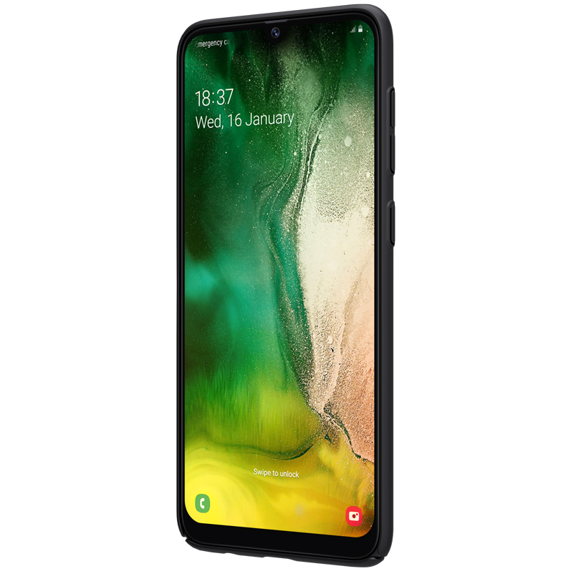 Galaxy A30 Cover Black Frosted Shield Hard Back by Nillkin