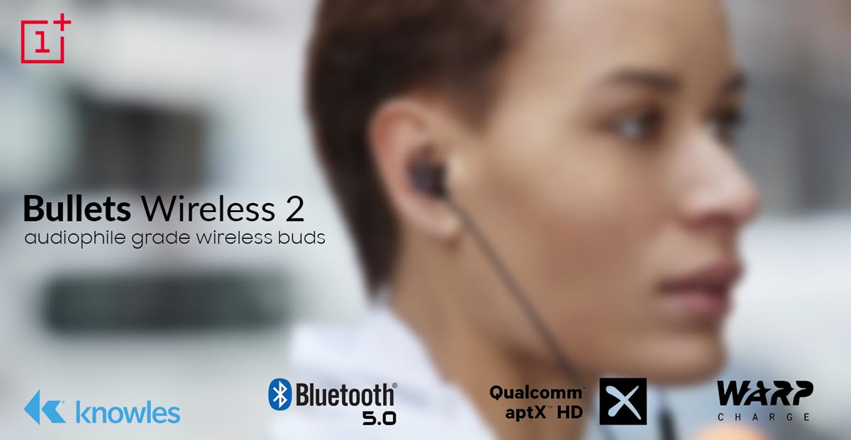 OnePlus Bullets Wireless 2 Bluetooth Earphones - 2019 Model