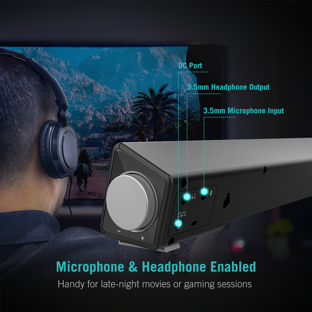 Soundbar Wireless Computer Speakers by Taotronics