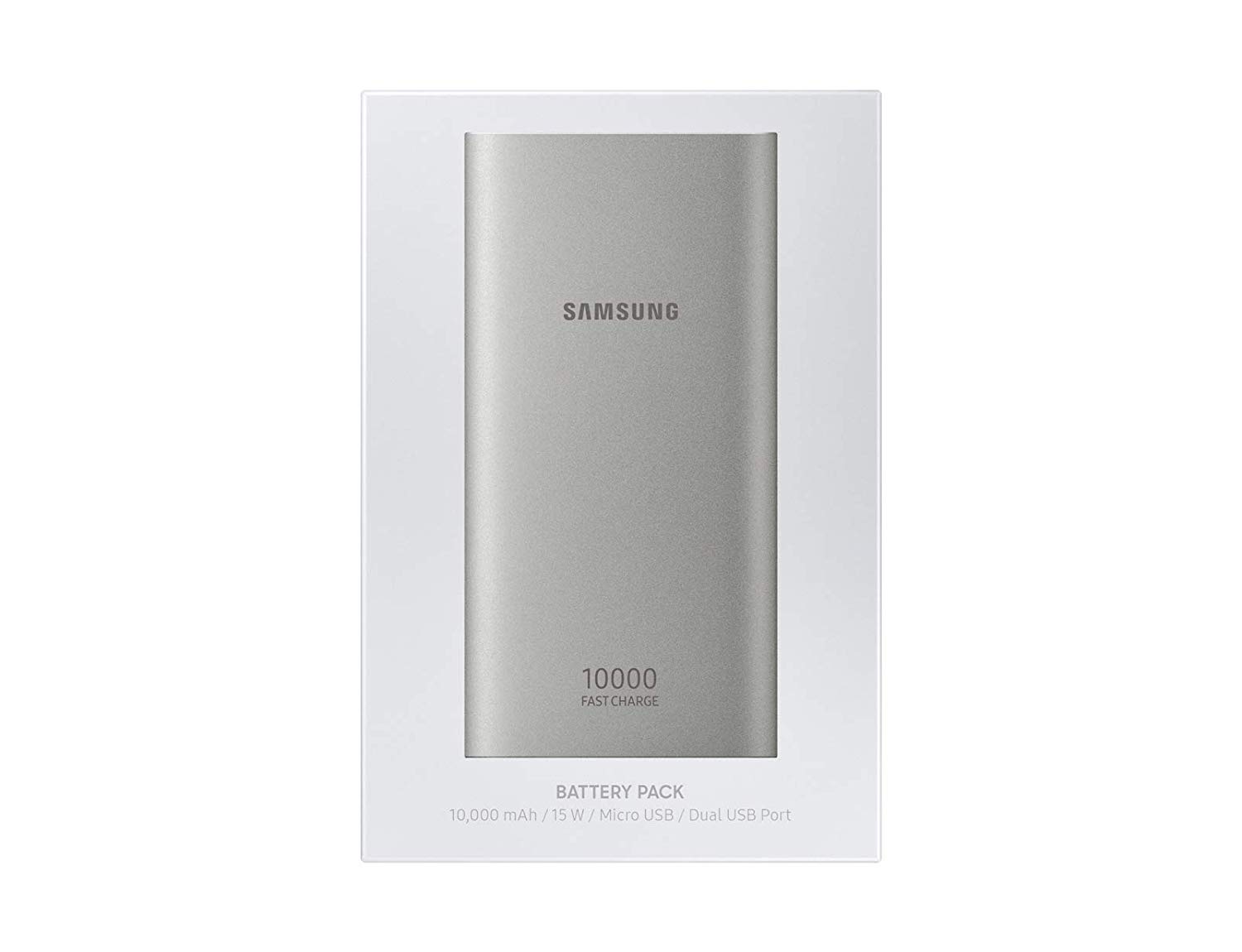 Samsung 10000mAH Lithium Ion Power Bank (Silver) Micro USB - allmytech.pk