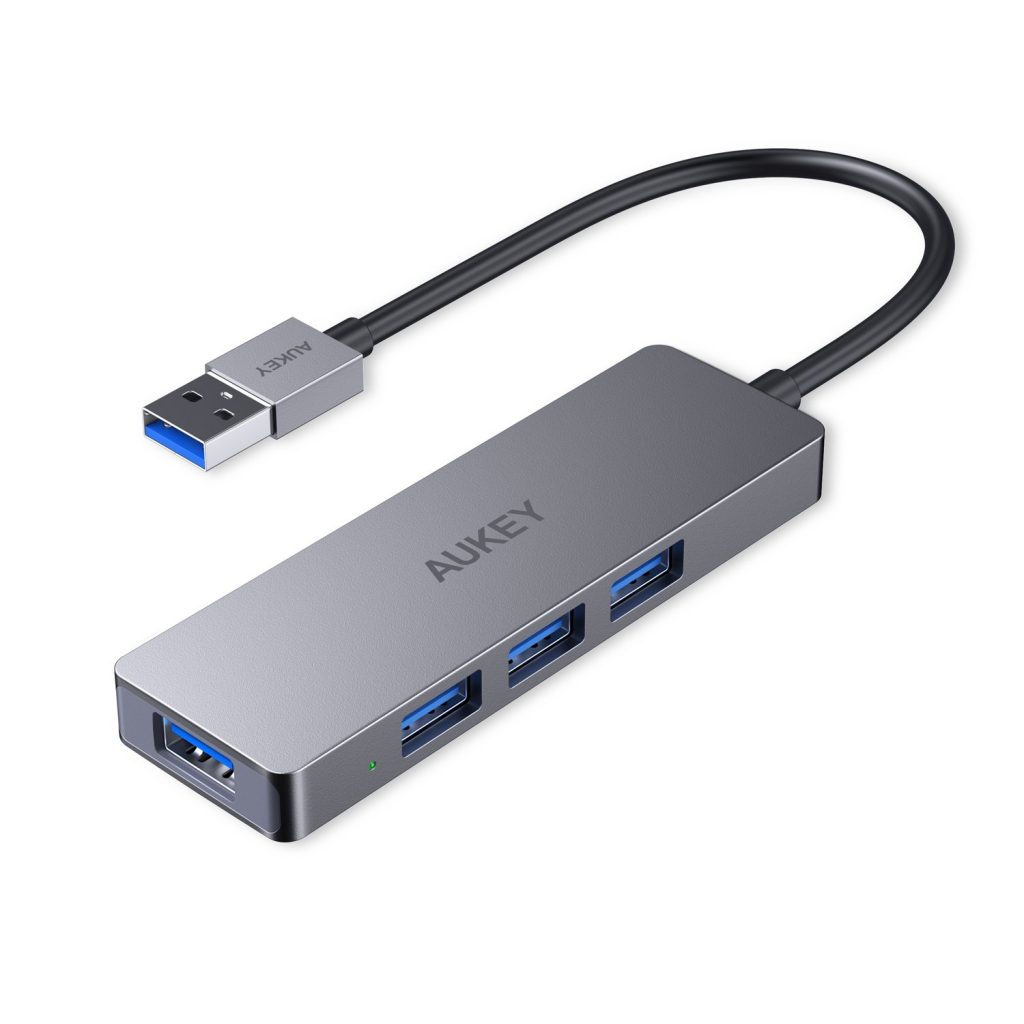 USB A Hub by AUKEY - Extend your USB A Ports into 4 Fast USB 3.0 Port