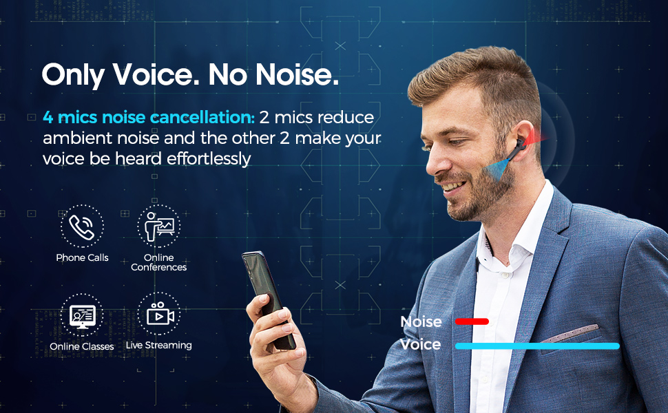 MPOW M9 True Wireless Earbuds in Pakistan 30 Hrs Battery Matte Black