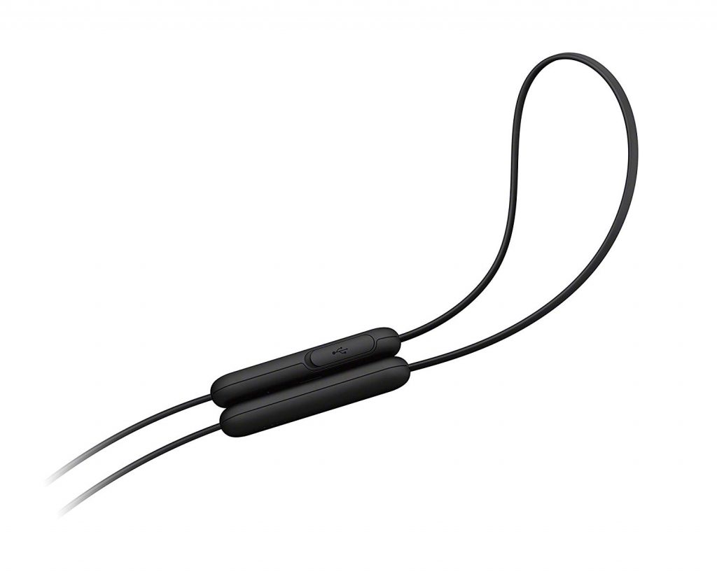 Sony Wi-C200 Wireless in Ear Neckband Style Earphones - Black