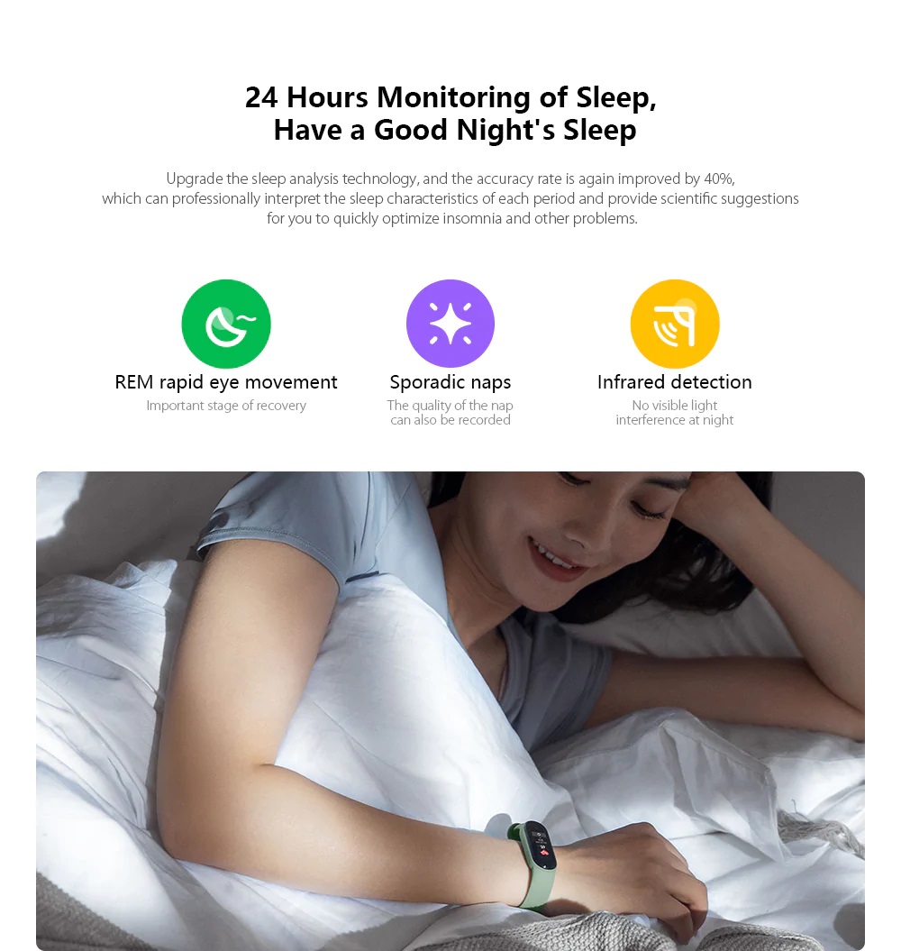 Mi Band 5 with Color Screen & 24 Hour Heart Rate Monitor - Global