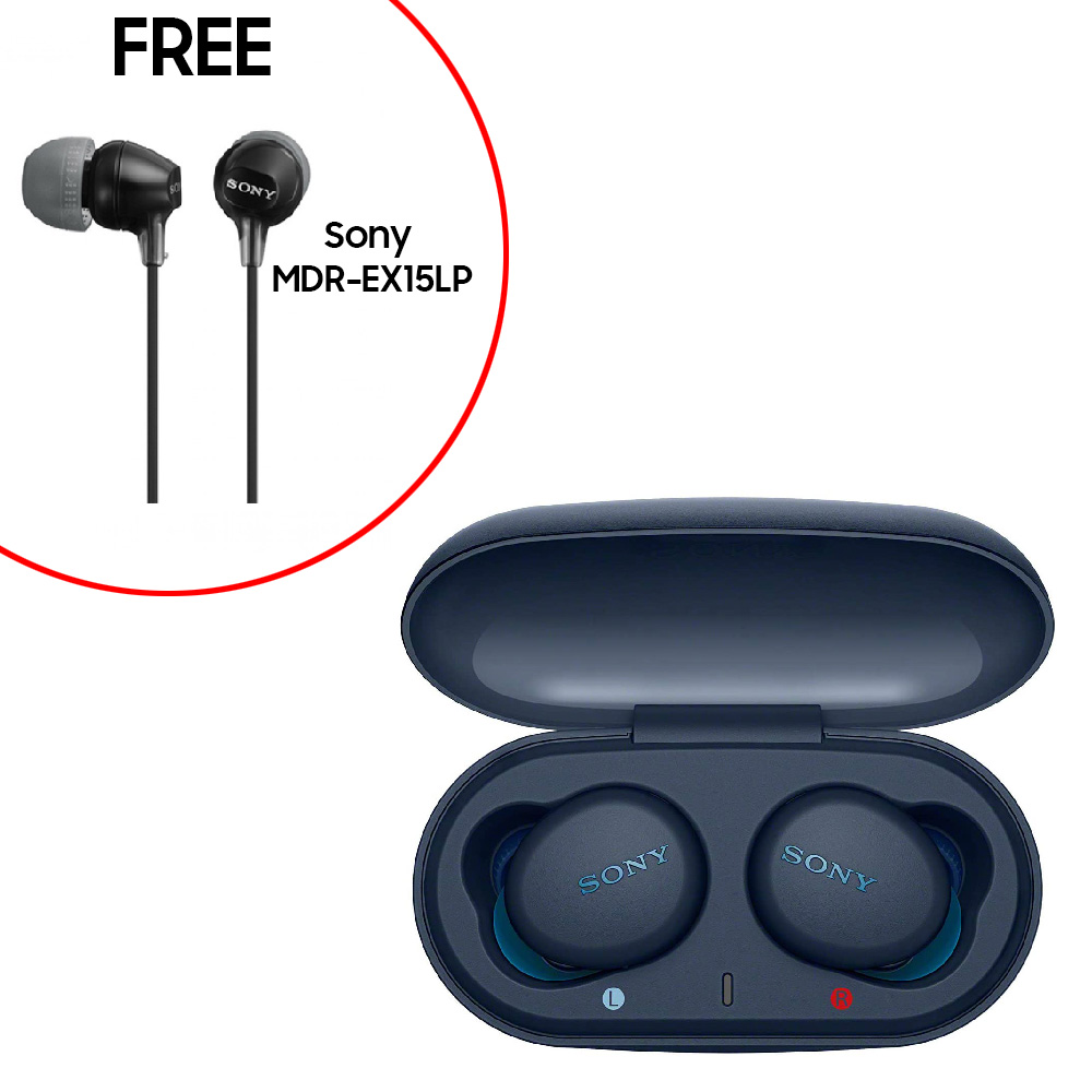 Sony WF-XB700 EXTRA BASS True Wireless Earbuds - Blue