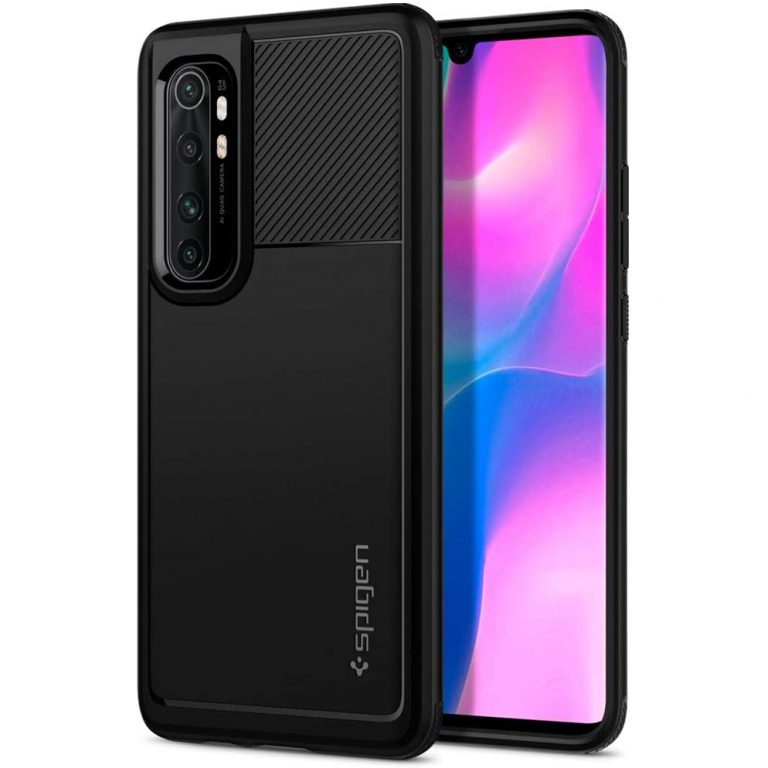 Mi Note 10 Lite Rugged Armor Case by Spigen - Crystal Clear
