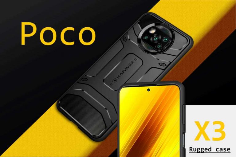 POCO X3 NFC / POCO X3 Pro Rugged Case by KAPAVER - Black - 100% Original