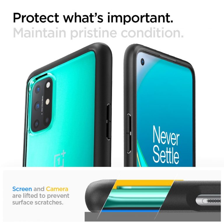 OnePlus 8T Ultra Hybrid Spigen ACS02061 Matte Black - allmytech.pk