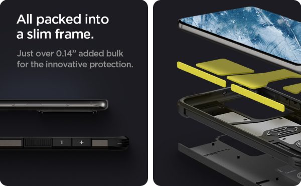 Galaxy S21 Ultra Tough Armor Case by Spigen - Gunmetal