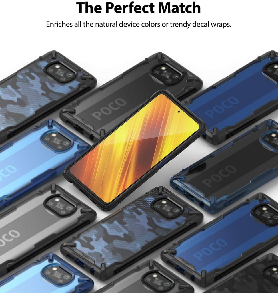 POCO X3 NFC / POCO X3 Pro Fusion X Rugged Case by Ringke - Black - 100% ...