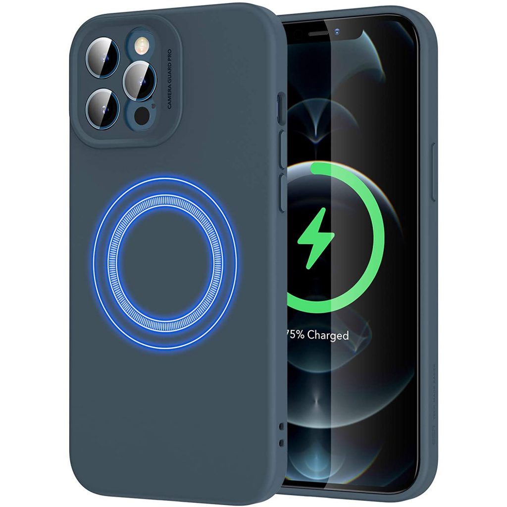 Apple iPhone 12 Pro Max MagSafe Cloud Super Soft Case - Deep Blue