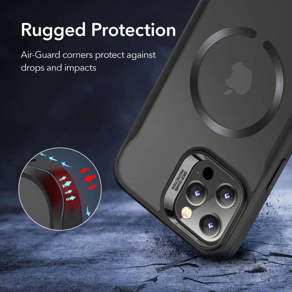 Apple iPhone 12 Sidekick Hybrid Case Halolock Magsafe Enabled - Black