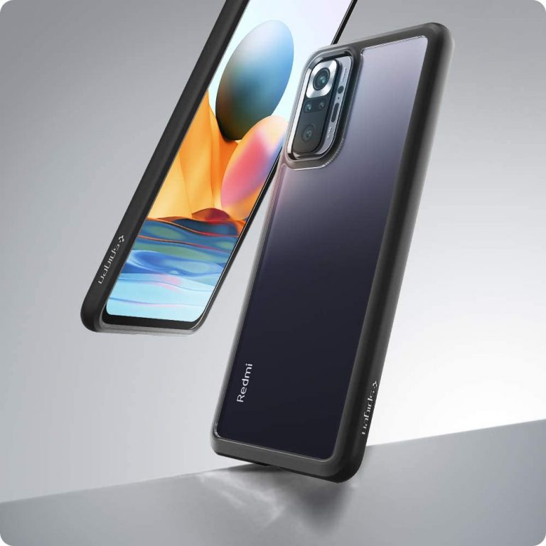 Redmi Note 10 Pro Ultra Hybrid Case by Spigen Matte Black