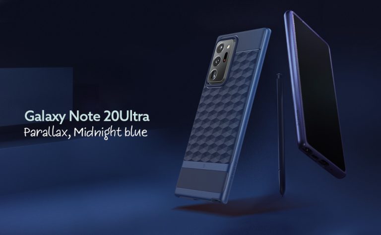 Galaxy Note 20 Ultra Parallax Caseology Rugged Slim Case - Deep Blue