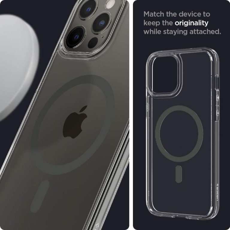 Apple iPhone 12 Pro Max Ultra Hybrid Mag Case by Spigen - Graphite