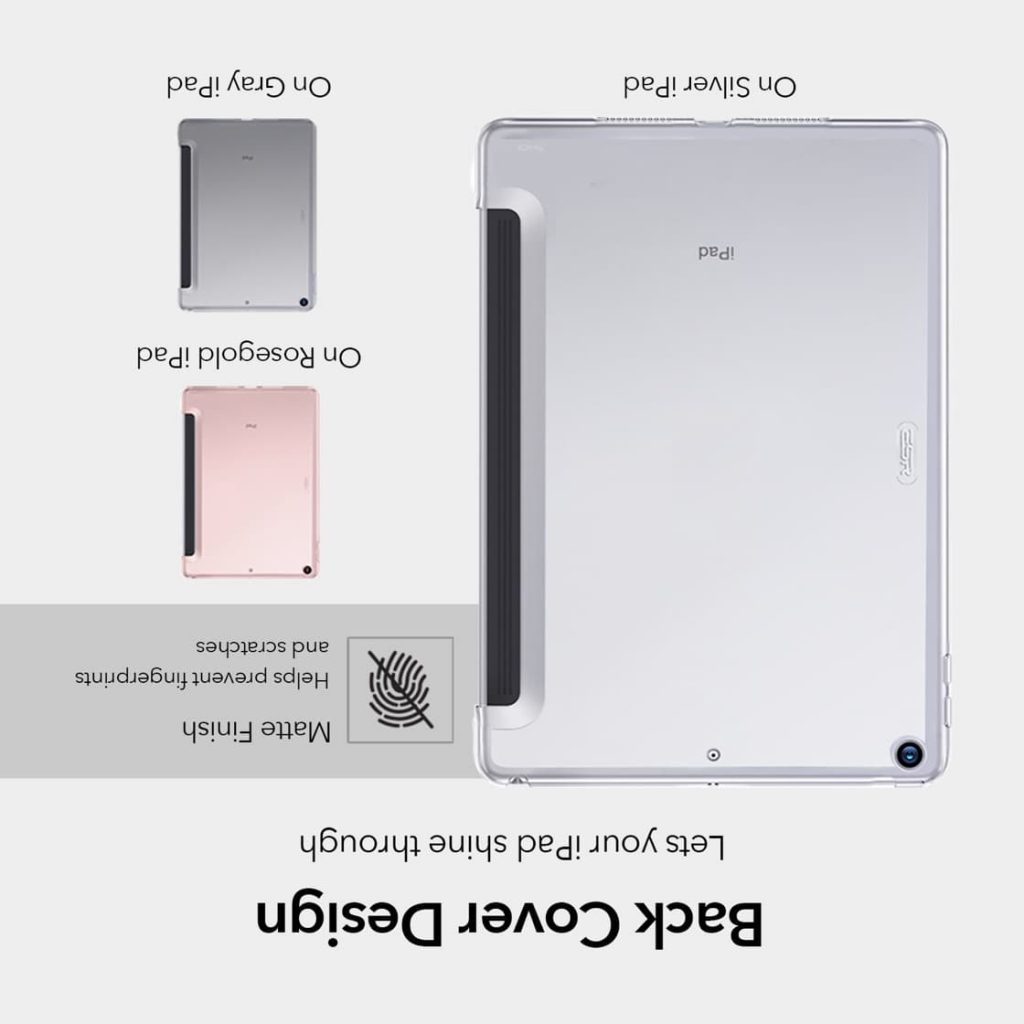 Ipad 8th Gen 2020 Ascend Hard Shell Case by ESR - Black also for iPad 7