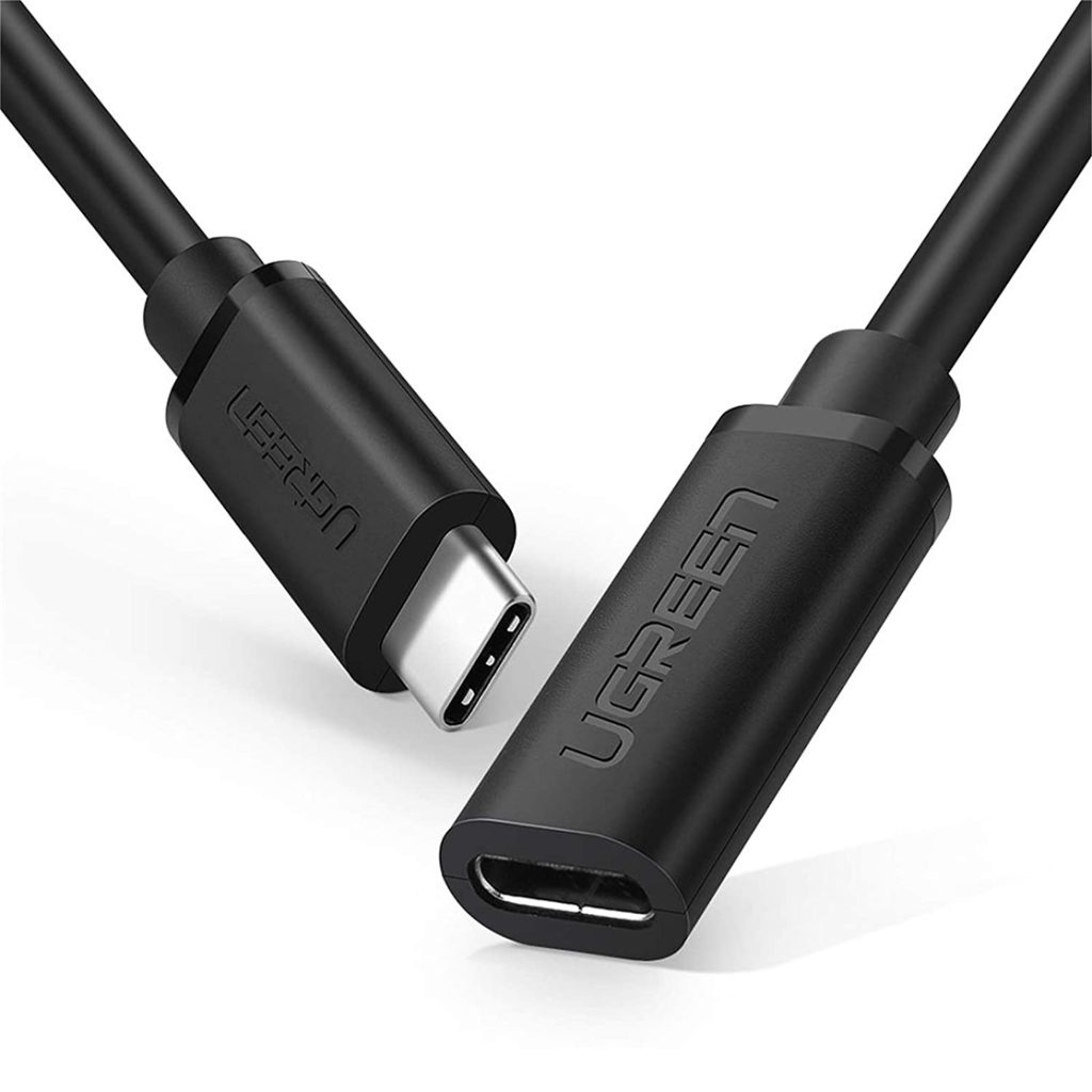 UGREEN USB Type C Extension Cable - 1.5 Feet - Black