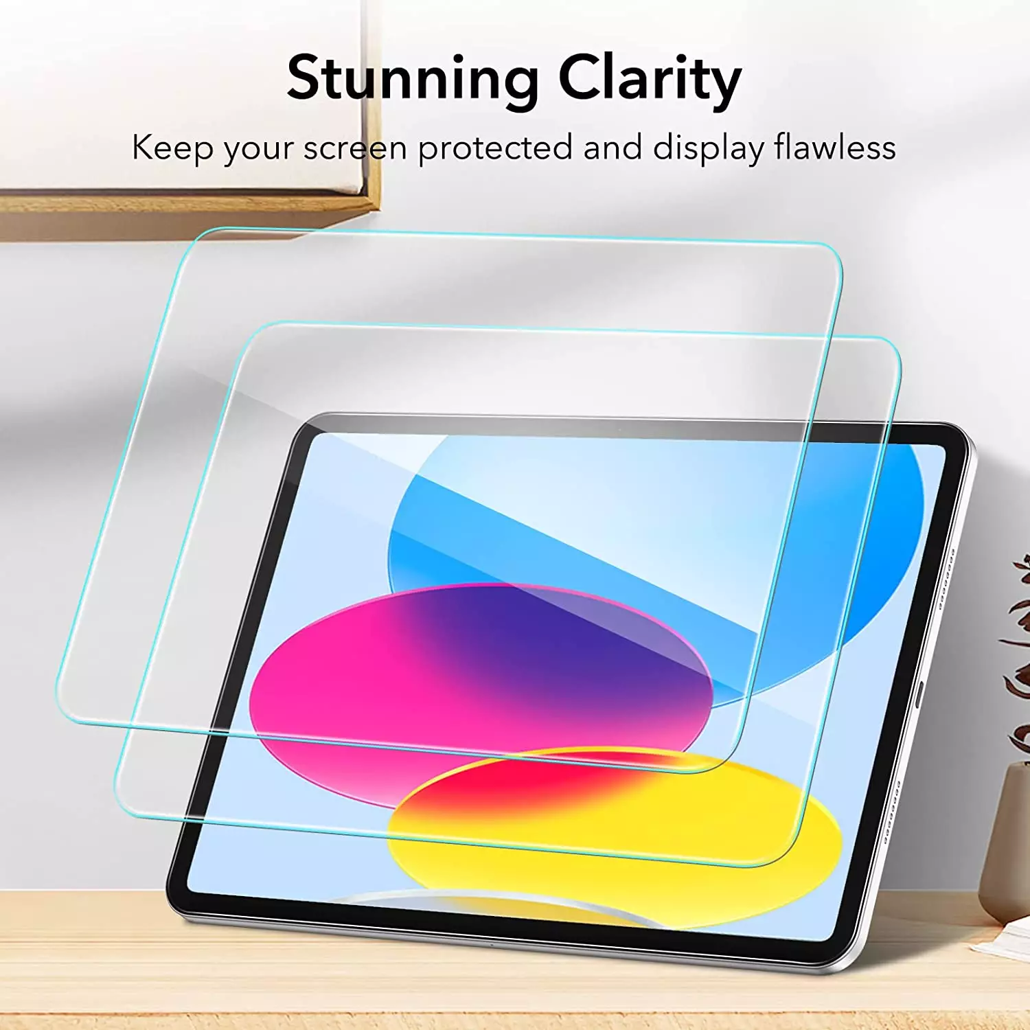 ESR iPad 10.9 10th Gen 2022 Super Tough Super Clear Tempered Glass – 1 ...