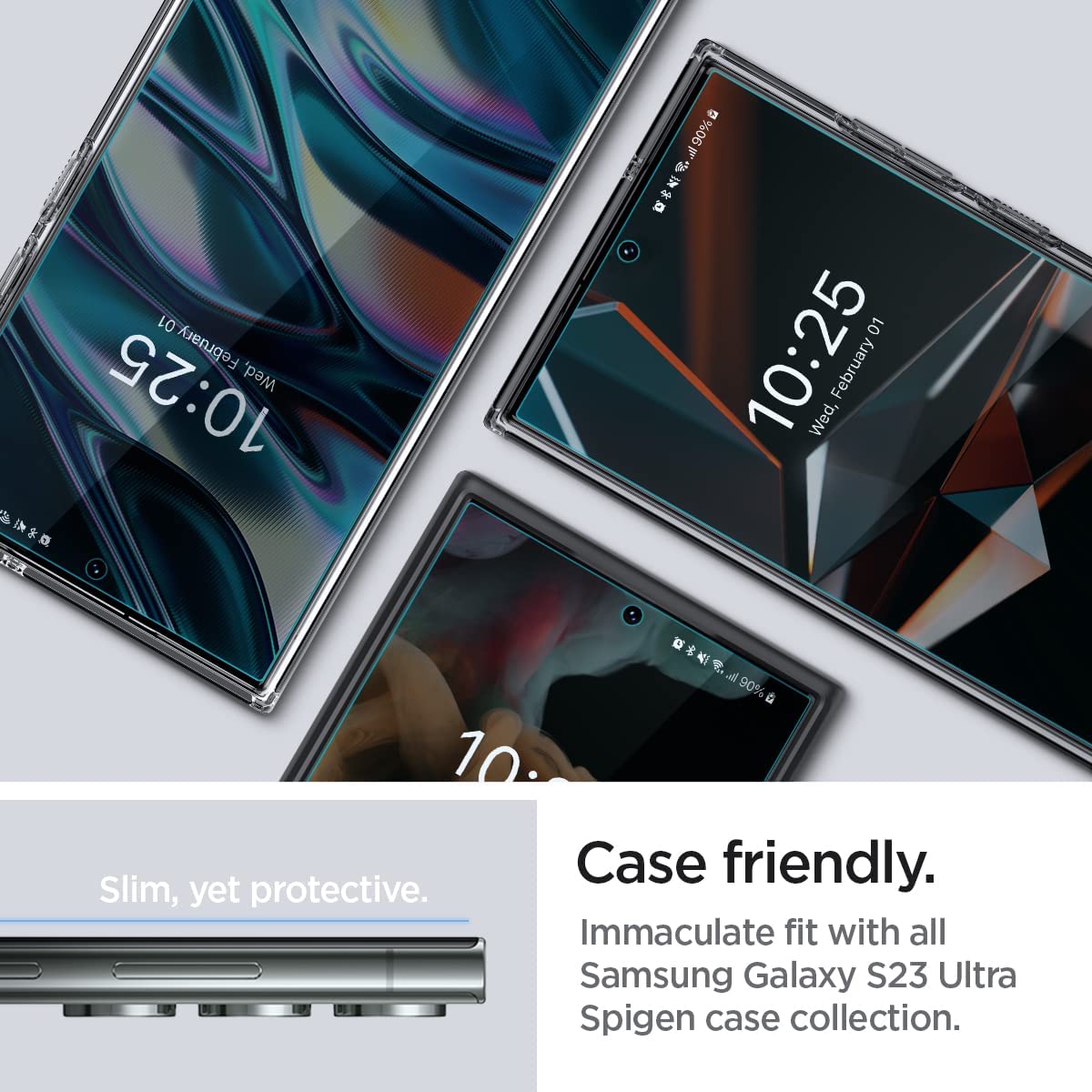 Galaxy S23 Ultra Neo Flex HD Flexible Protector by Spigen - Clear