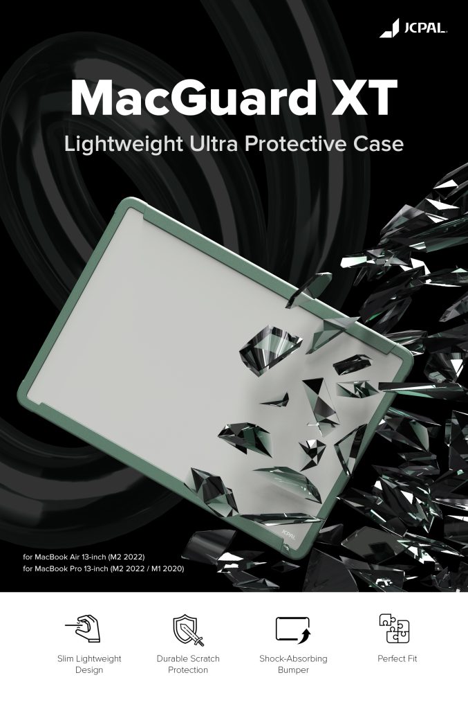 Macguard XT Protective Case for MacBook Air 13" M3 / M2 - Matte Clear ...