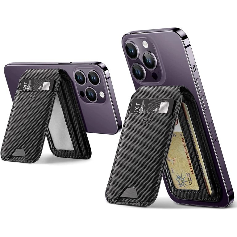 Magsafe Wallet & Stand by ESR Magsafe enabled by ESR - Carbon Fiber Black