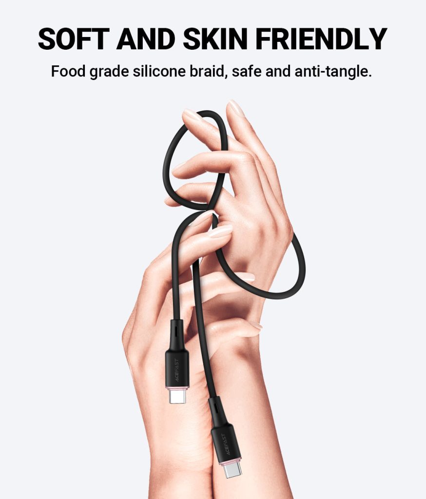 Acefast C2-03 USB-C to USB-C Zinc Alloy Silicone Cable