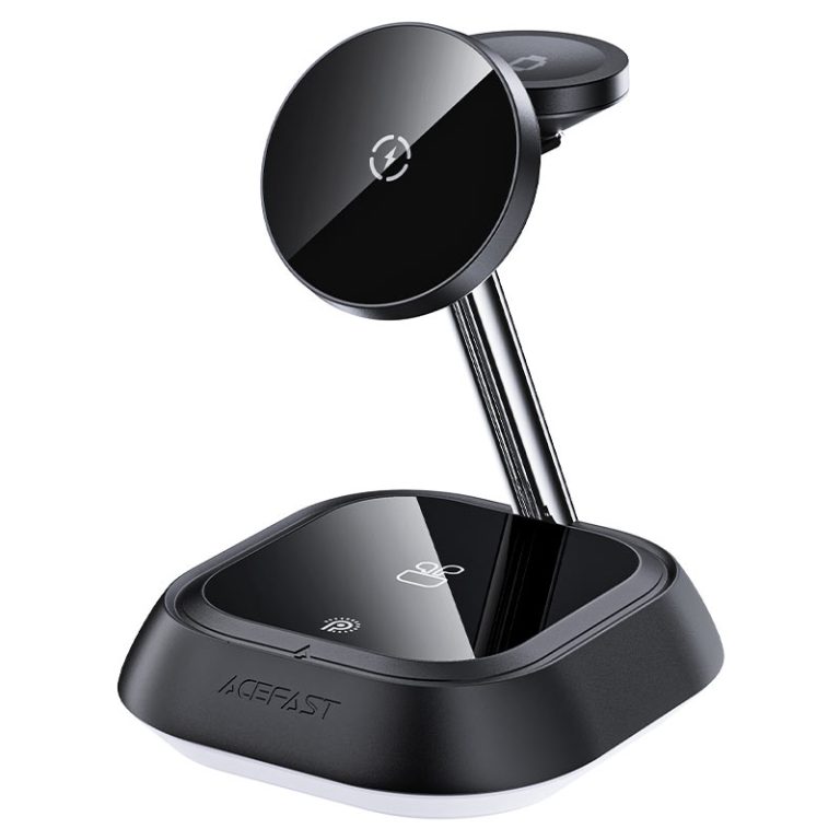 Acefast E16 desktop 3-in-1 Wireless Charging Holder - Black