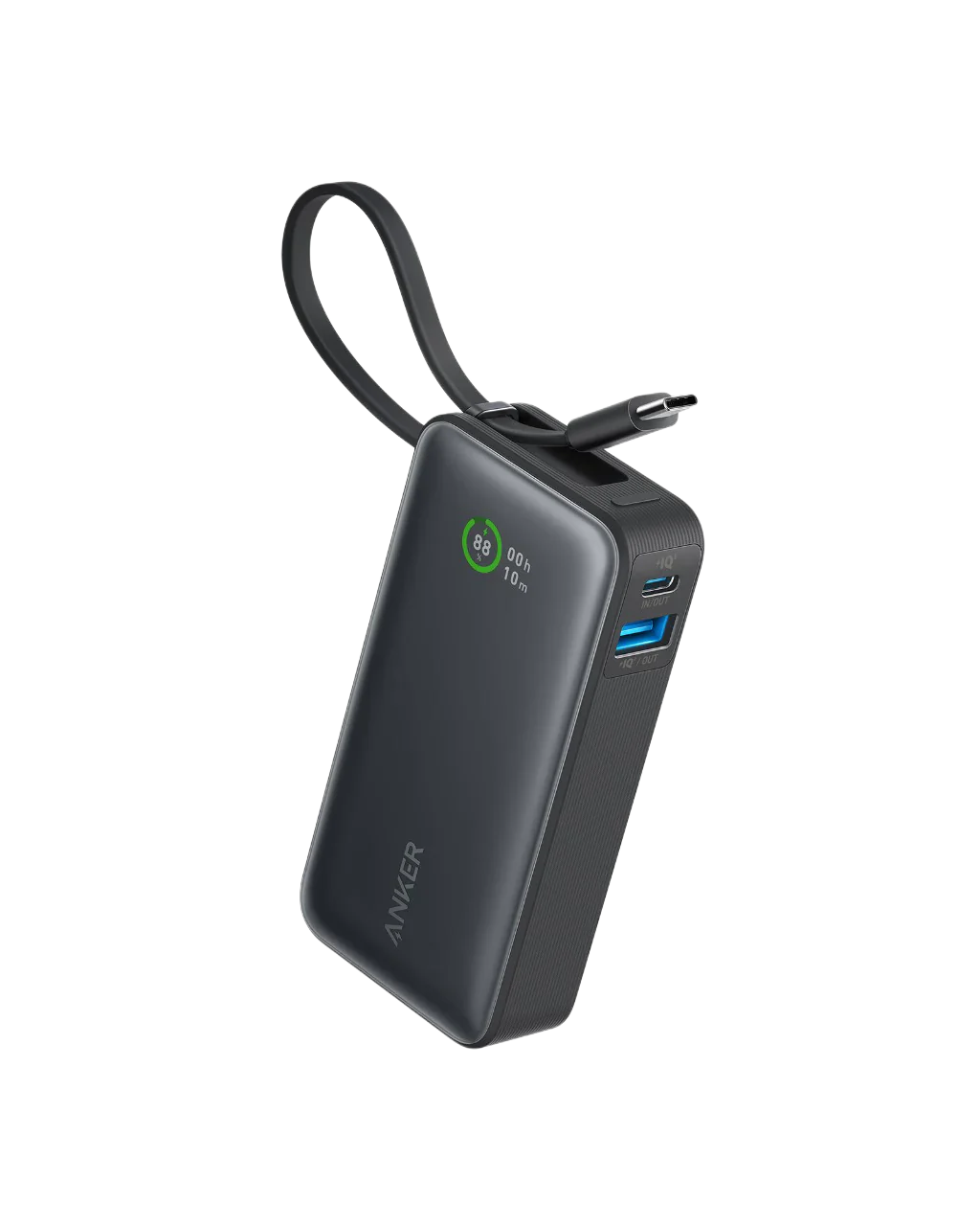 Anker Nano Bank 10000MAH 30W - Black - A1259 - BIS
